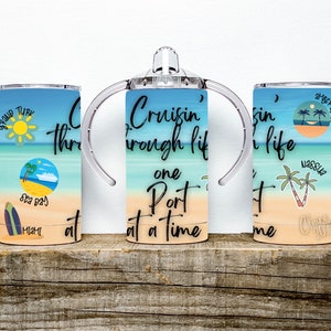 Cruisin’ Through Life One Port at a Time,personalized Cruise Tumbler ...