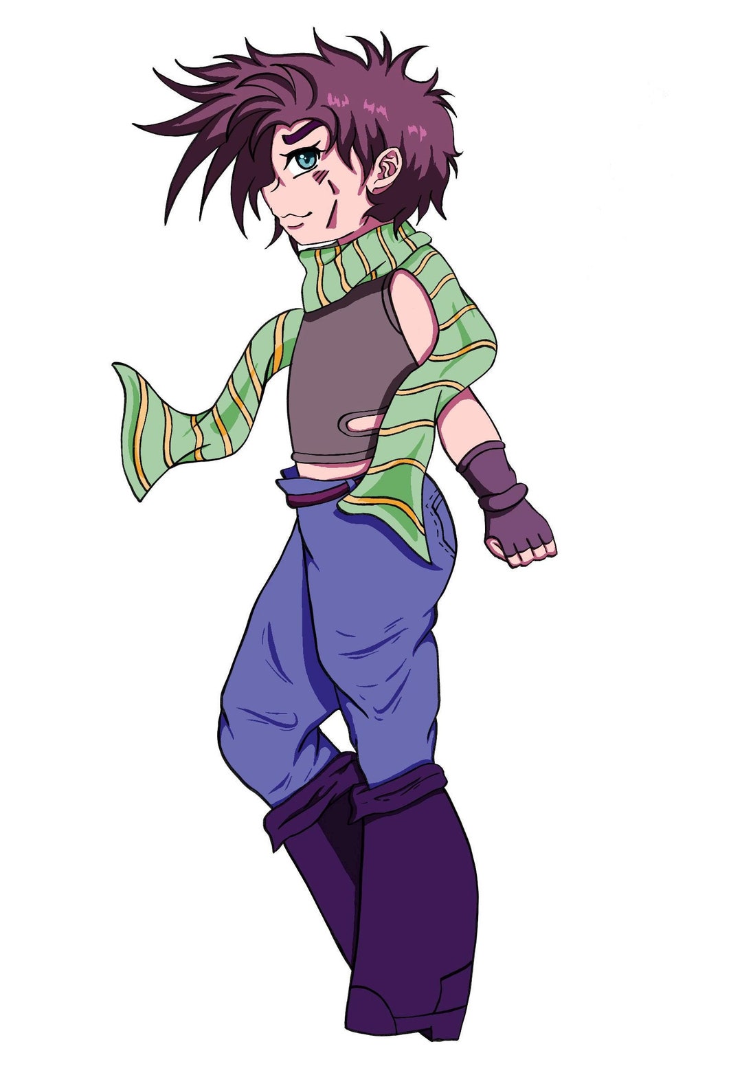 Joseph Joestar Vinyl Sticker - Etsy