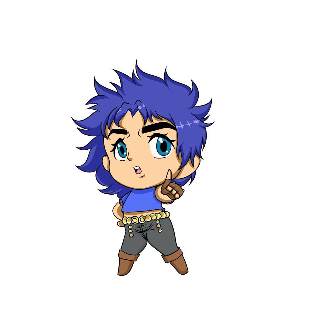 Jonathan Joestar Vinyl Sticker - Etsy