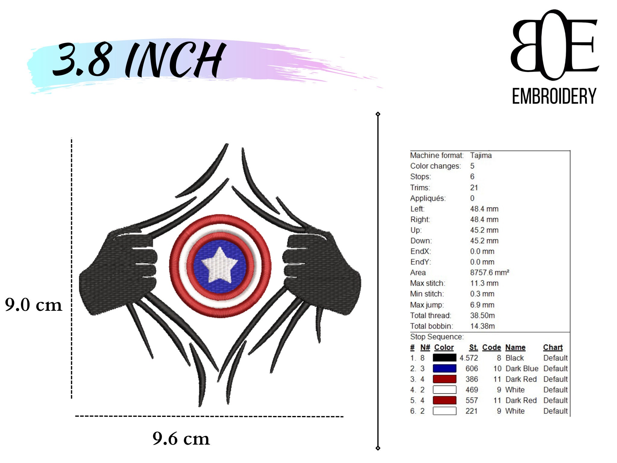 Superhero Machine Embroidery Design Hero Embroidery Design - Etsy