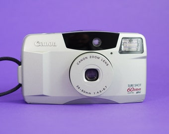 Canon Sure Shot 60 Zoom Vintage Film 35mm Point Shoot Camera - Etsy