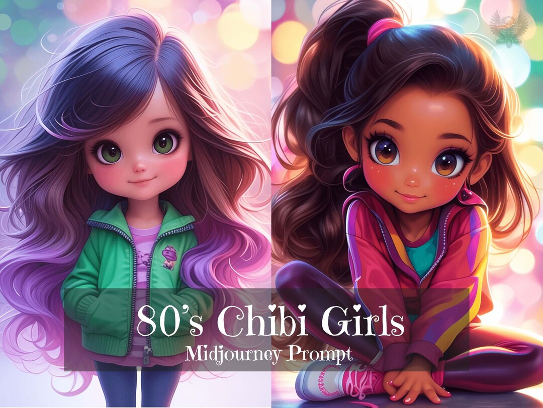 Mensaje de mitad de viaje de Chibi Girls de los 80, lindas muñecas ...