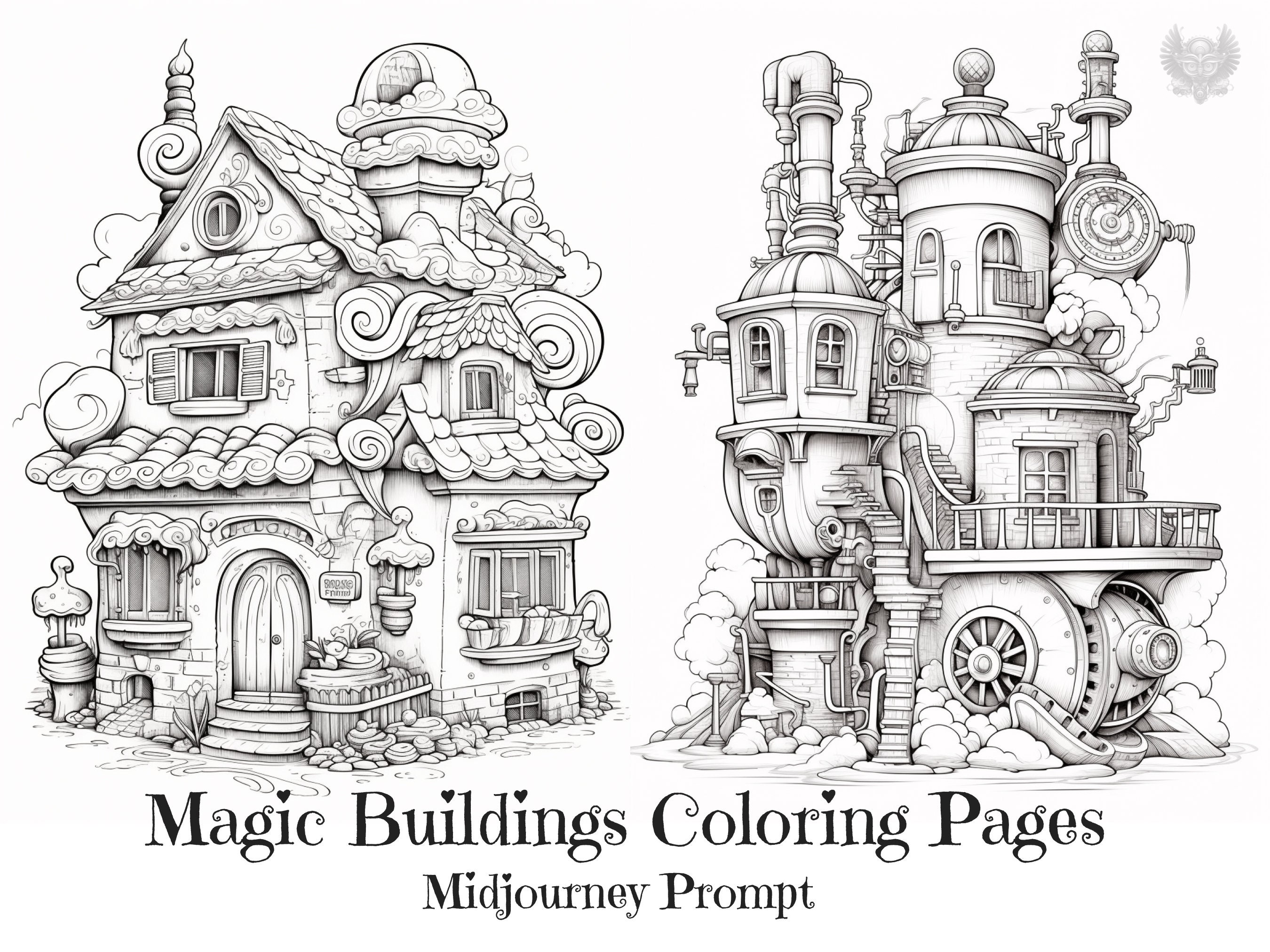 Building Coloring Pages For Adults