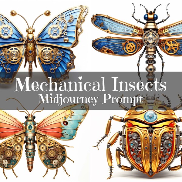 Mechanical Insects - Etsy