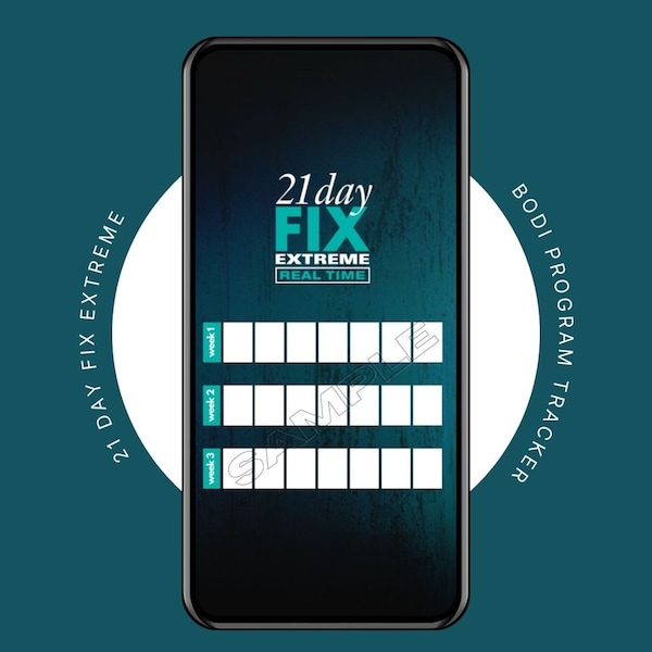 21 Day Fix Planner - Etsy