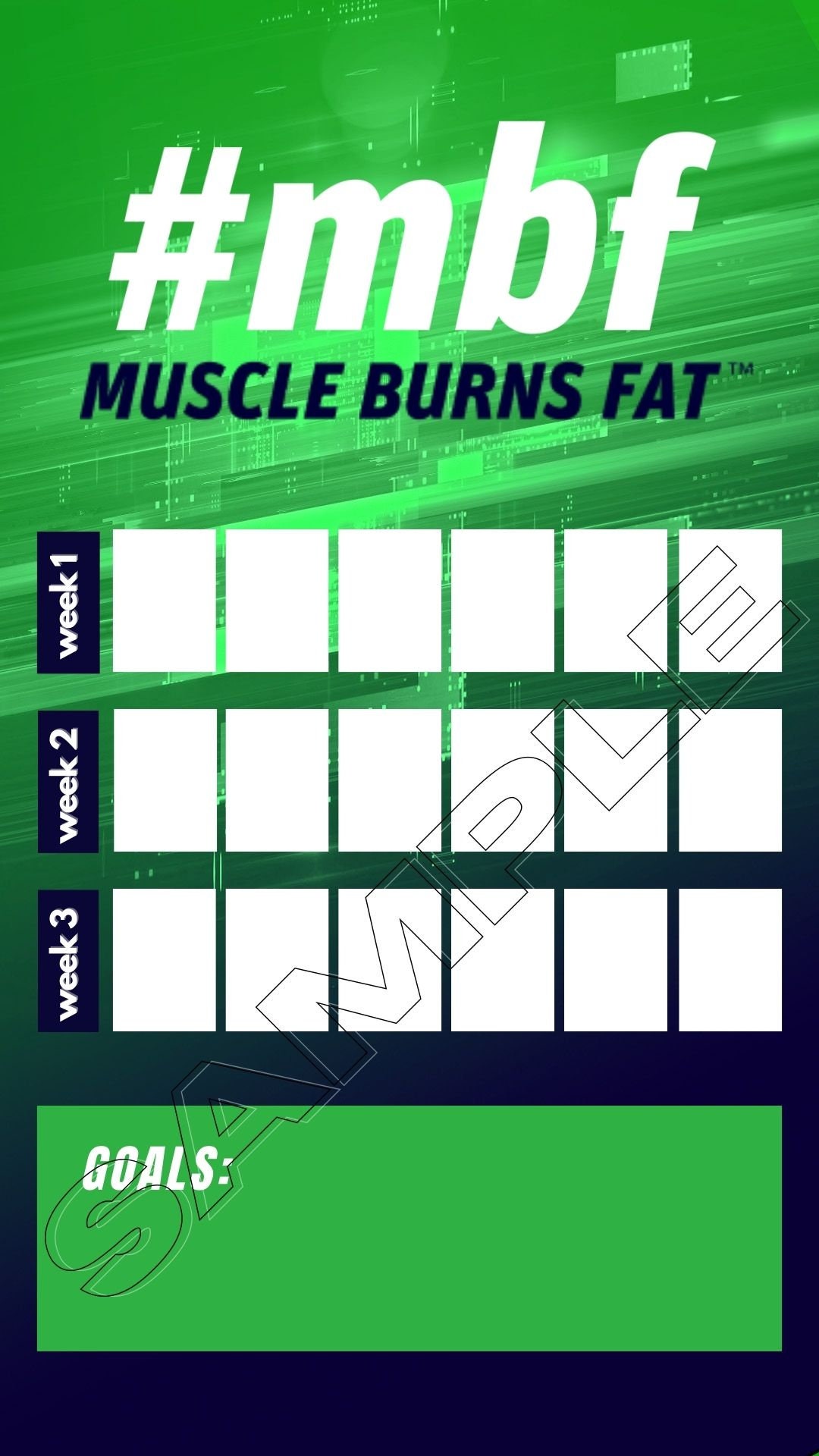 Muscle Burns Fat Tracker | #MBF Megan Davies Bodi Program | Sweaty ...