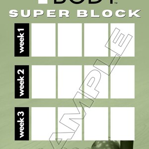 4 Weeks for Every Body Tracker | 4 Week Gut Protocol Bodi Super Block ...