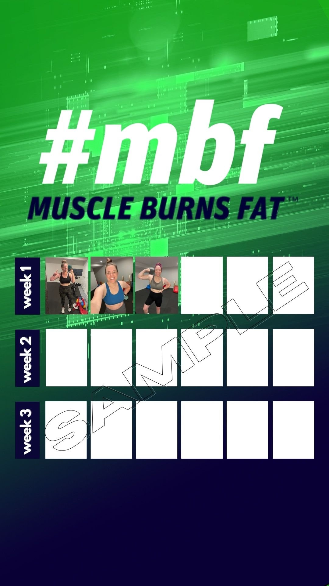 Muscle Burns Fat Tracker | #MBF Megan Davies Bodi Program | Sweaty ...