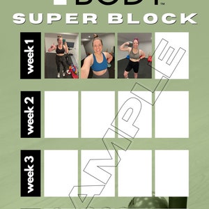4 Weeks for Every Body Tracker | 4 Week Gut Protocol Bodi Super Block ...