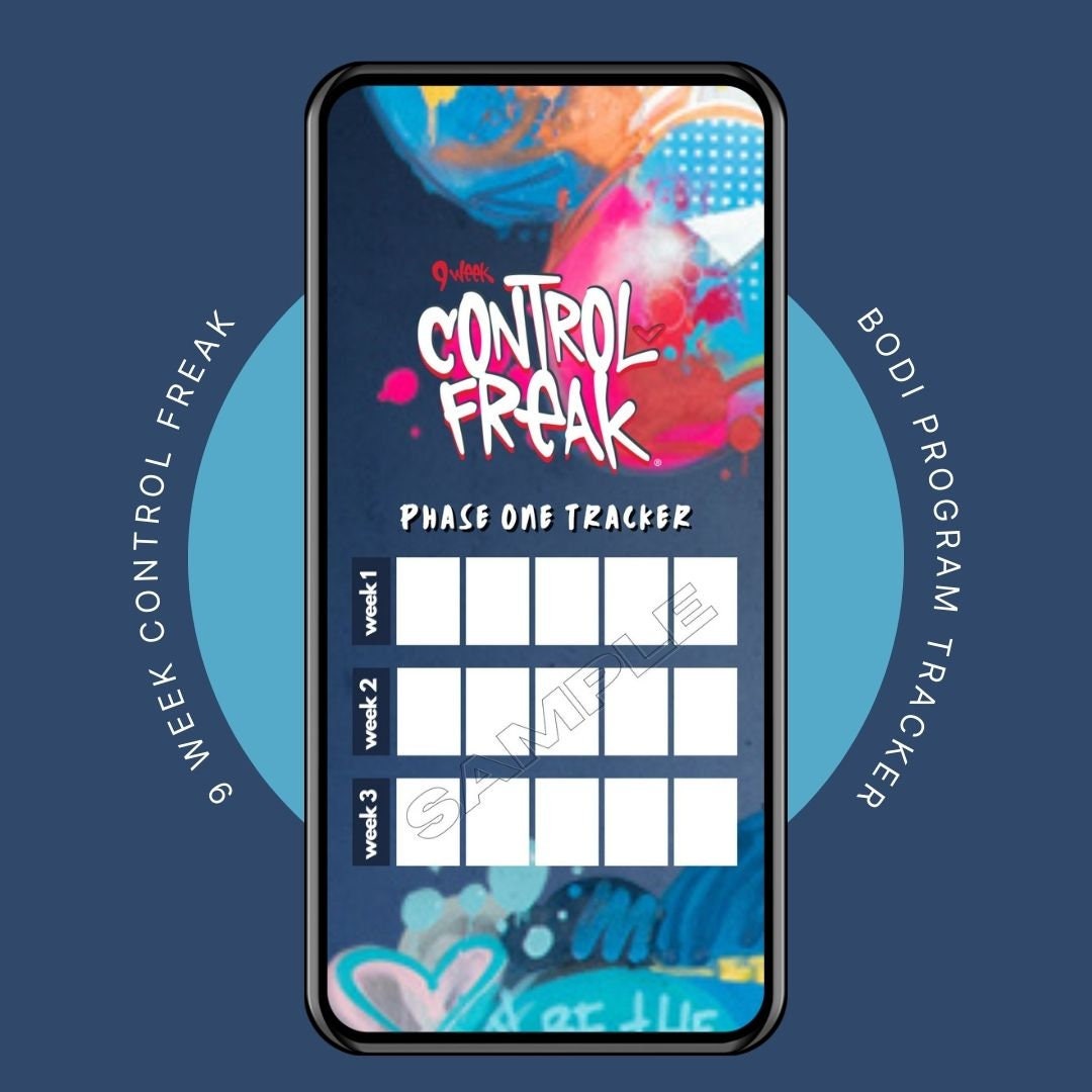 9 Week Control Freak Tracker | 9WCF Autumn Calabrese Bodi Program ...