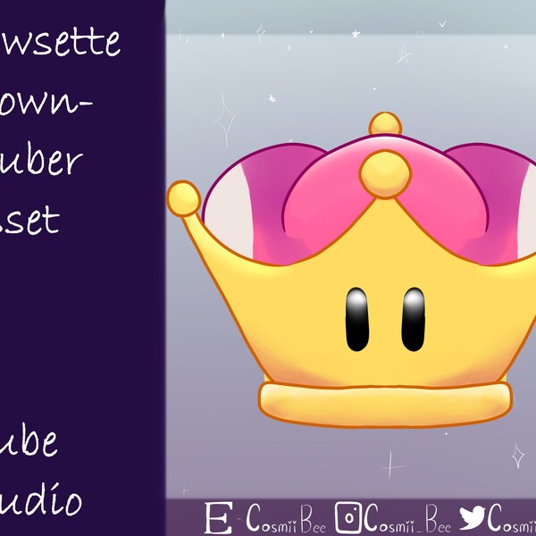 Vtuber Crown Asset - Etsy