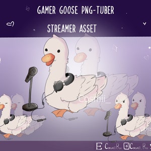 Gamer Goose Png-tuber Streamer Asset - Etsy