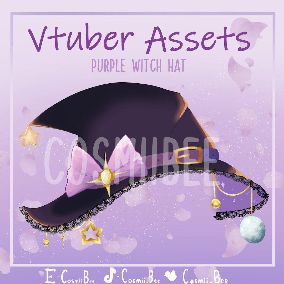 Witch Hat Vtuber Asset - Vtube Studio - Etsy