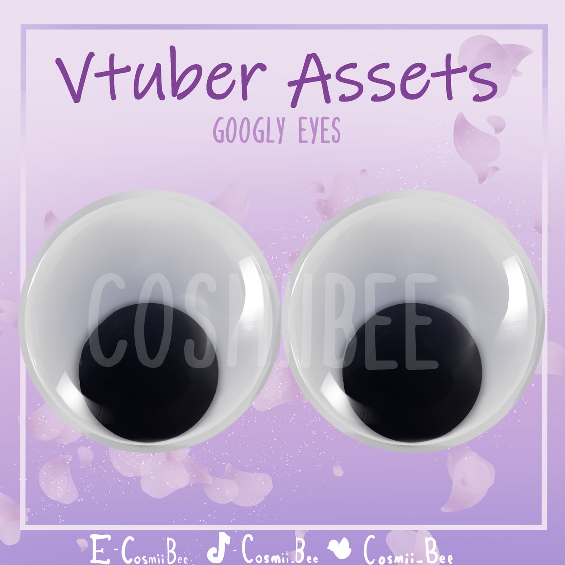 Animated Googly Eyes Vtuber Asset: Twitch Streamer (vtube Studio) - Etsy
