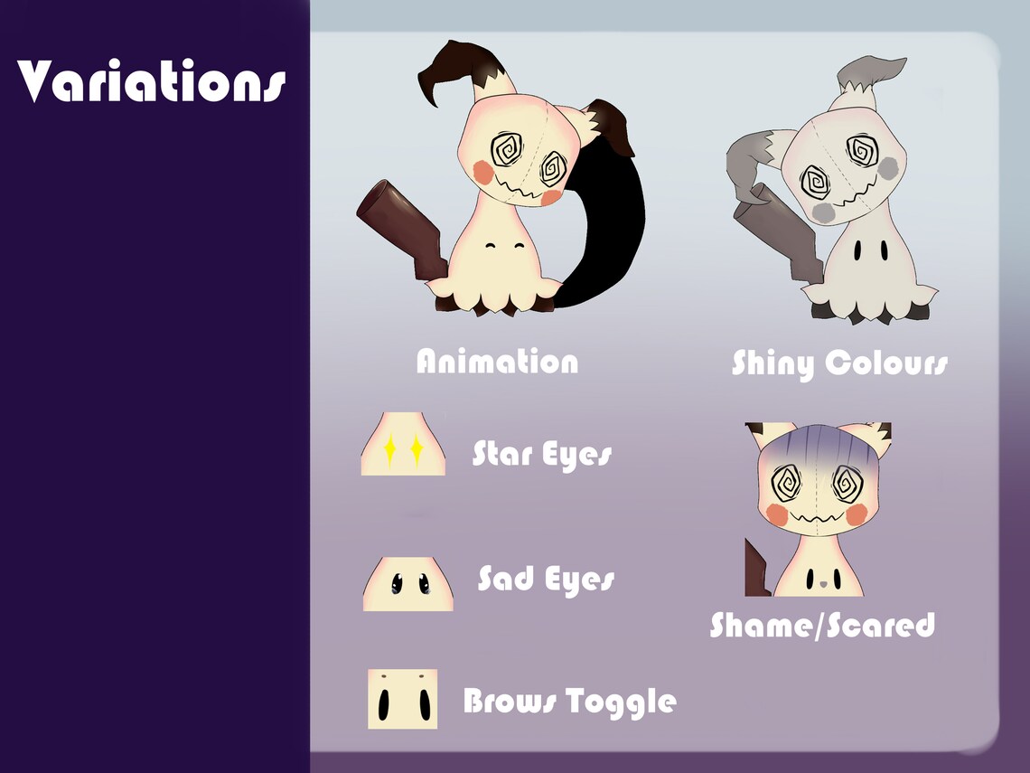 Animal Vtuber Model- Premade Model for Vtube Studio - Animated, Emote ...