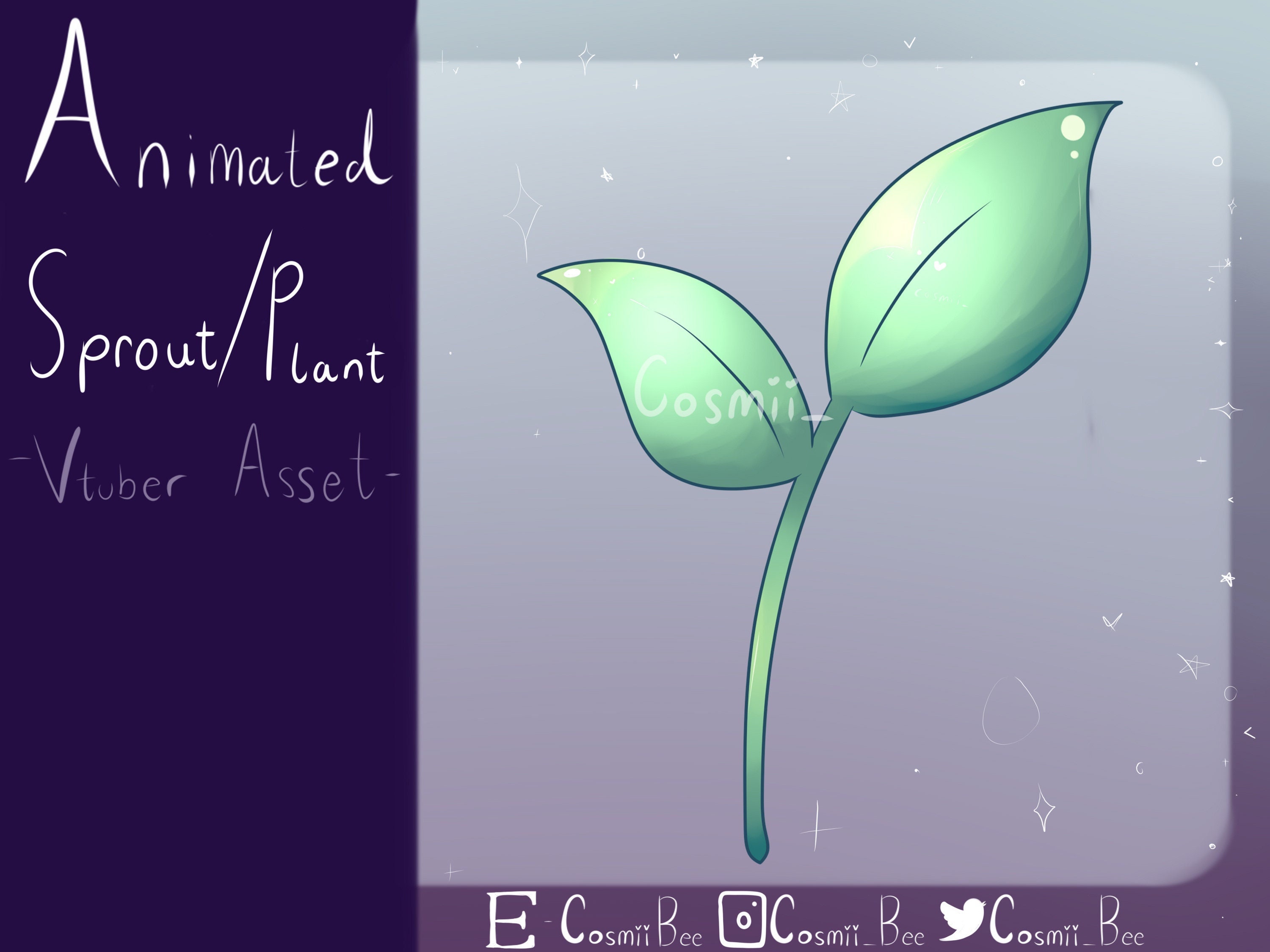 Sprout Animated Vtuber Asset vtube Studio - Etsy