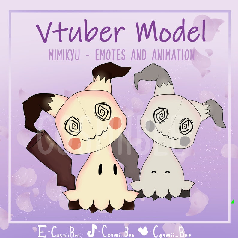 Animal Vtuber Model- Premade Model for Vtube Studio - Animated, Emote ...