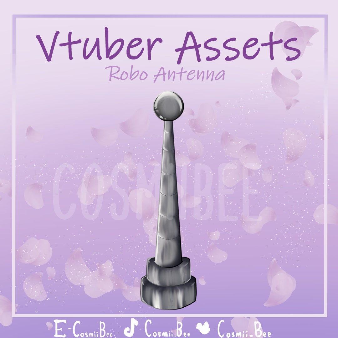 Robot Antenna - Animated Vtuber Asset for Vtube Studio - Perfect for ...