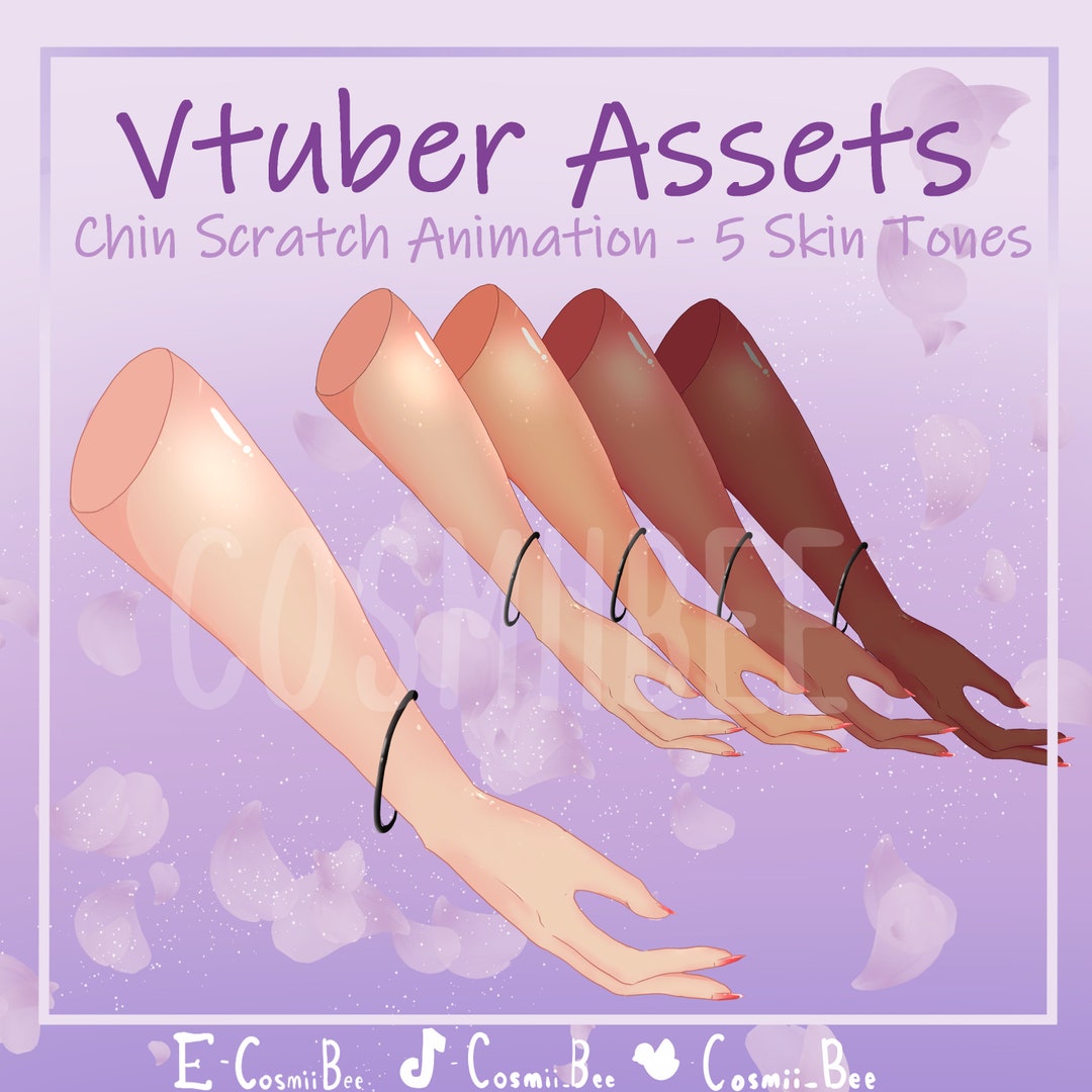 Chin Scratch Arm- Vtuber Asset - Perfect for Twitch Redeem- Twitch ...