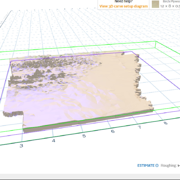 Cnc 3d Topographic - Etsy