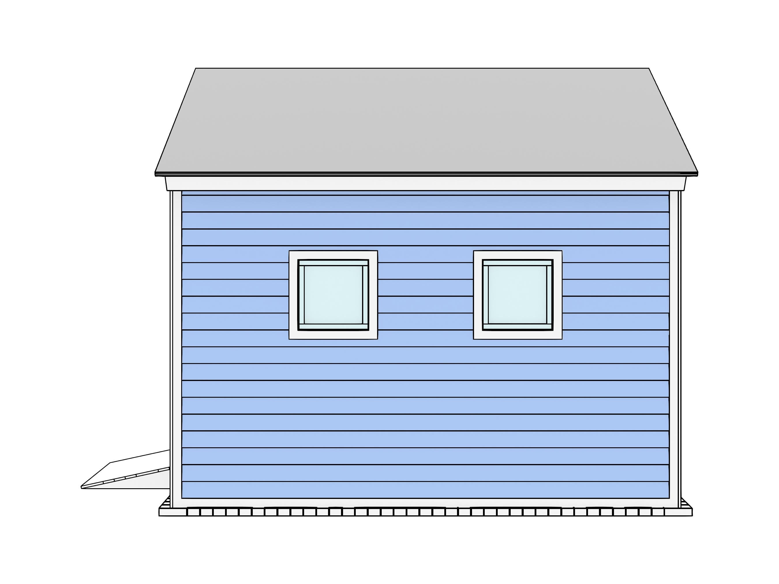 DIY Walk-in Gable Chicken Coop Plans for 20 Chickens 12x8 Size - Etsy