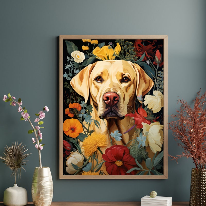 Yellow Lab Painting - Etsy