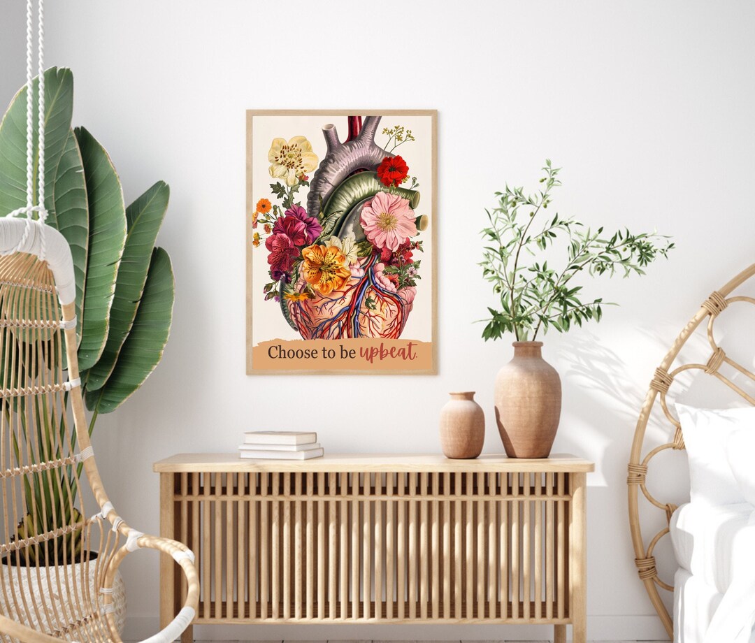 Choose to Be Upbeat Artwork - Motivational Office Art - Meditation Art ...