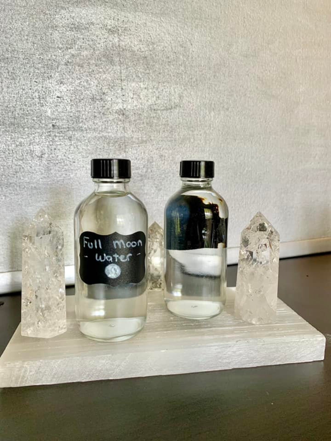 Charged FULL MOON WATER - Crystal Infused Water / Protected From ...