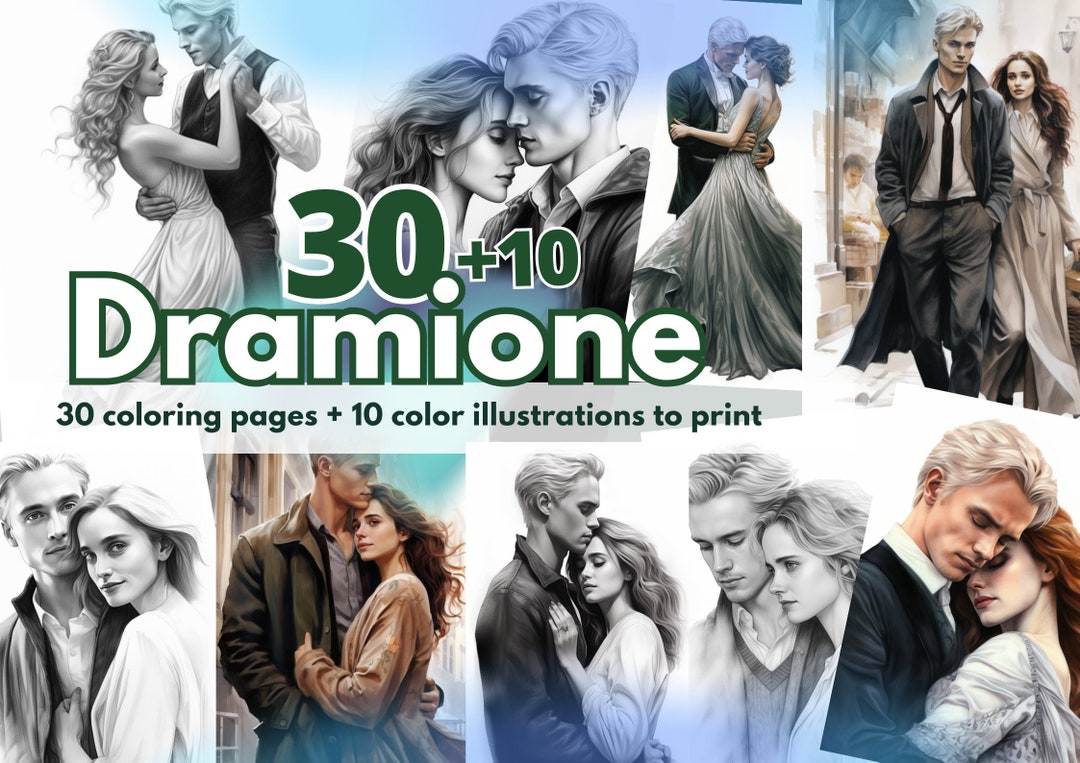 Magic School Love Couple Fanfic - 30 Coloring Pages + 10 Colored ...