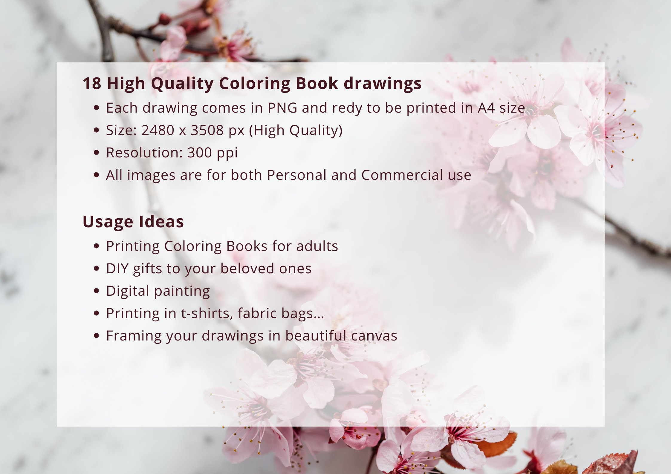 Girls and Horses 18 Coloring Pages for Adults - Coloring Book Digital ...