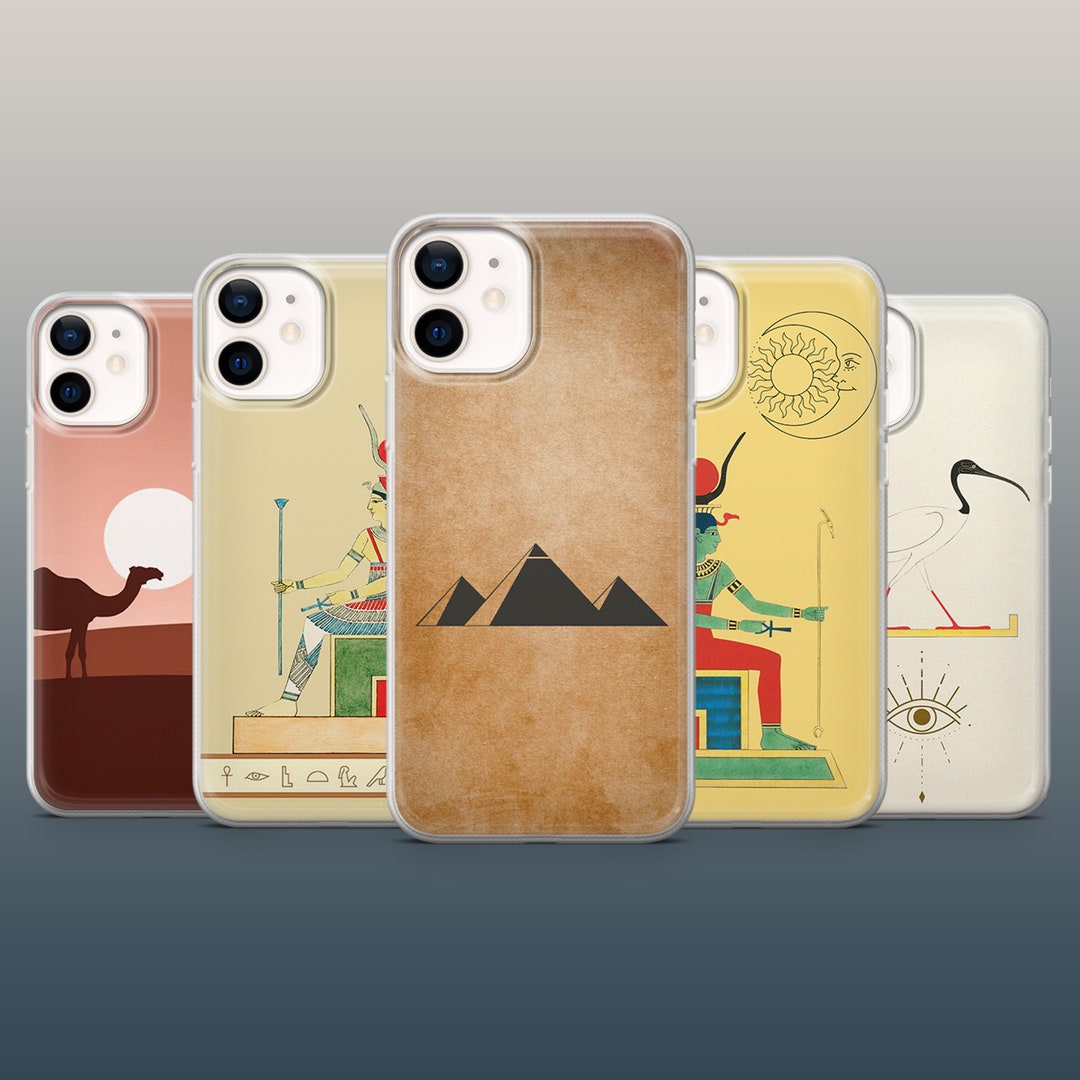 Ancient Egypt Phone Case Egyptian Symbols Cover for iPhone 15, 14, 13 ...
