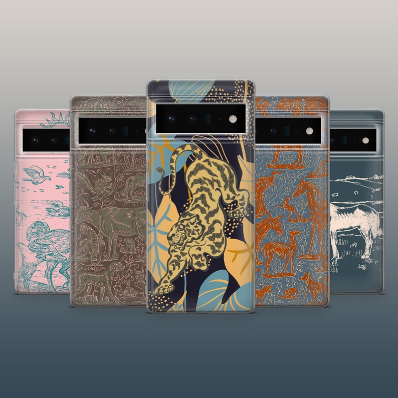Wild Animals Phone Case Wildlife Art Cover for Google Pixel 8, 8pro ...