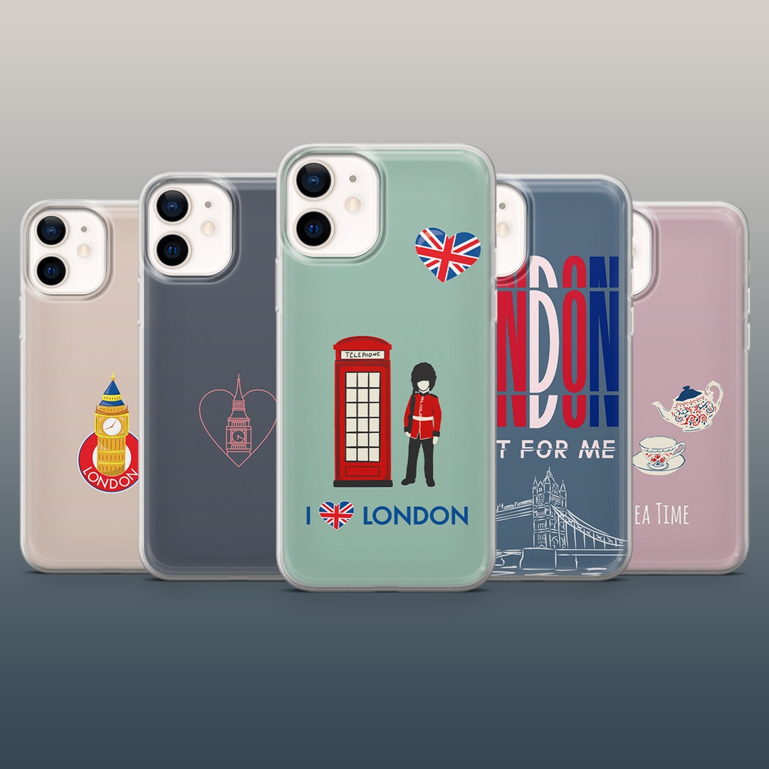 London Phone Case Big Ben Cover for iPhone 15, 14, 13, 12, 11, Xr ...