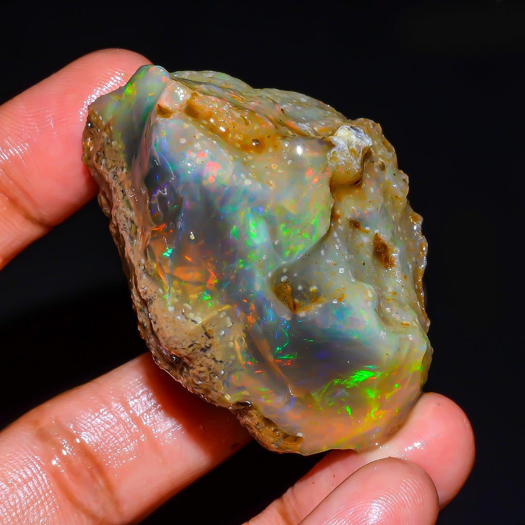 Opal Rough, Opal Raw, Opal Crystal, Natural Opal, Ethiopian Opal, Large ...
