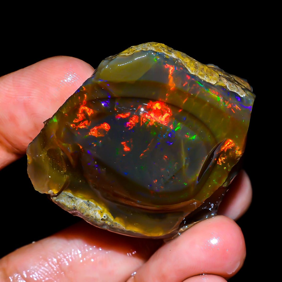 Opal Rough, Opal Raw, Opal Crystal, Natural Opal, Ethiopian Opal, Large ...