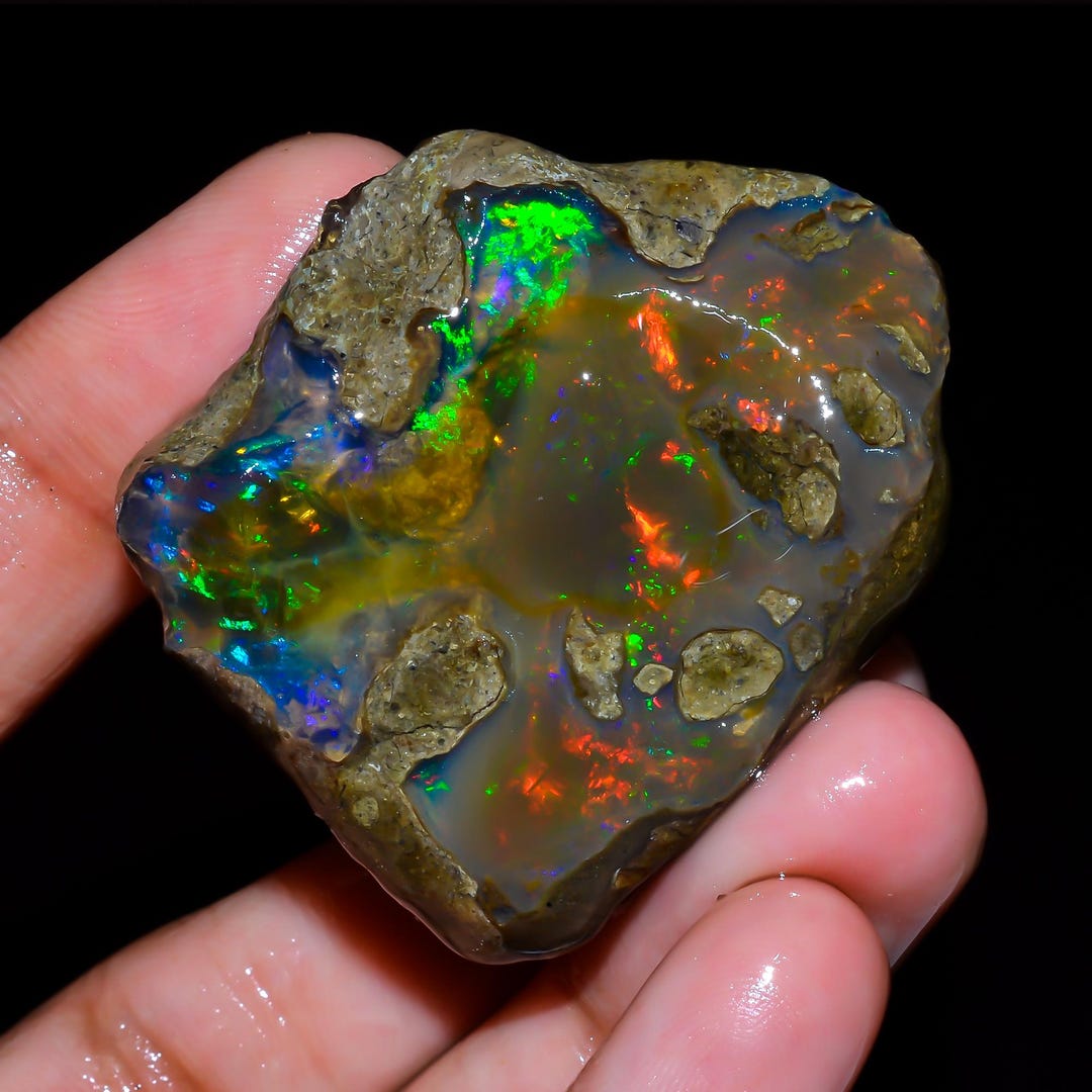 Opal Rough, Opal Raw, Opal Crystal, Natural Opal, Ethiopian Opal, Large ...