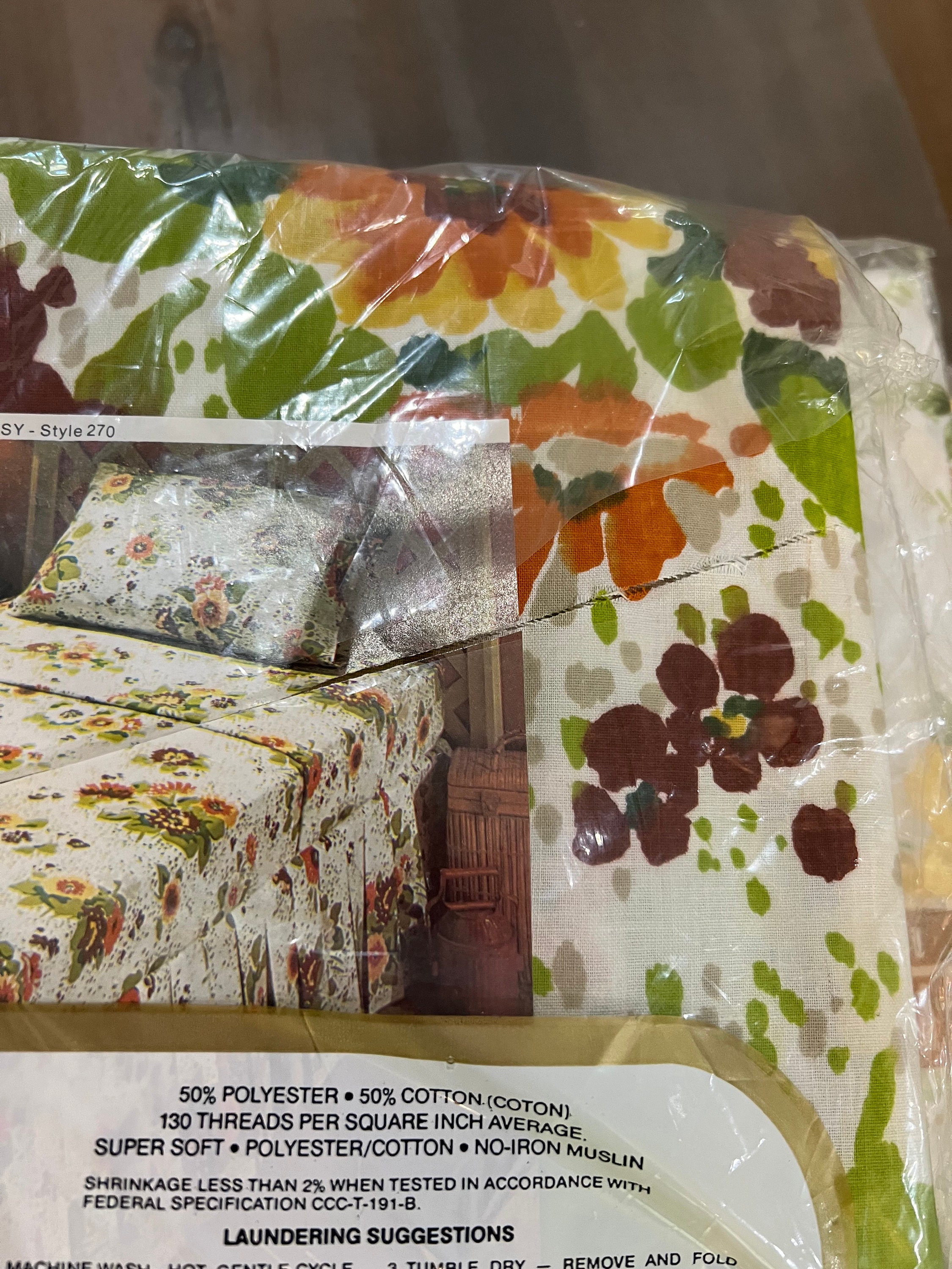 1970s Edgemont Vintage Sheet Set Full - Etsy