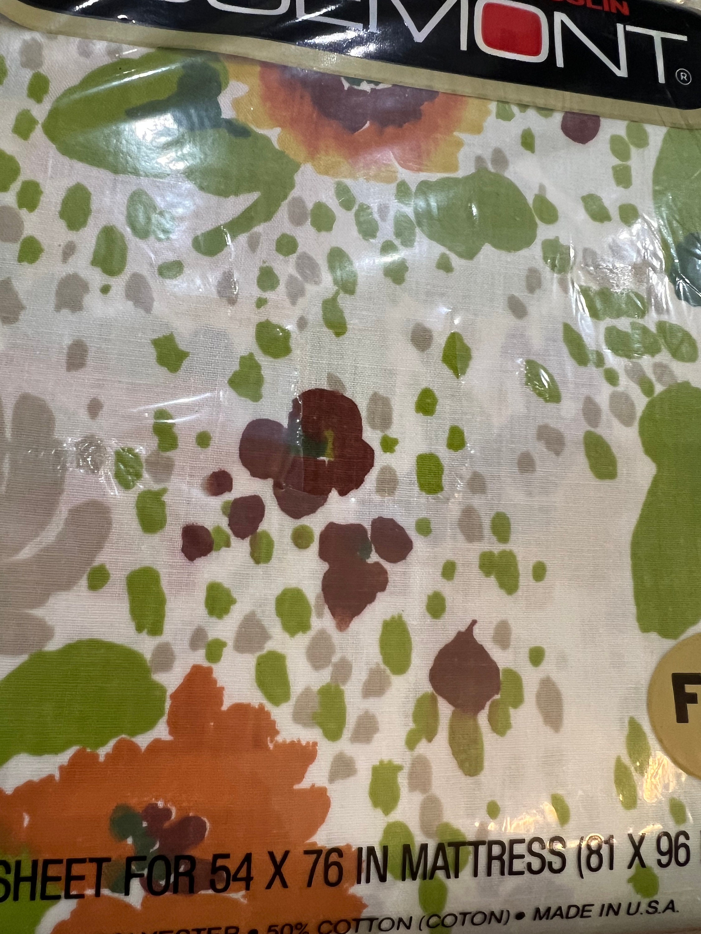 1970s Edgemont Vintage Sheet Set Full - Etsy