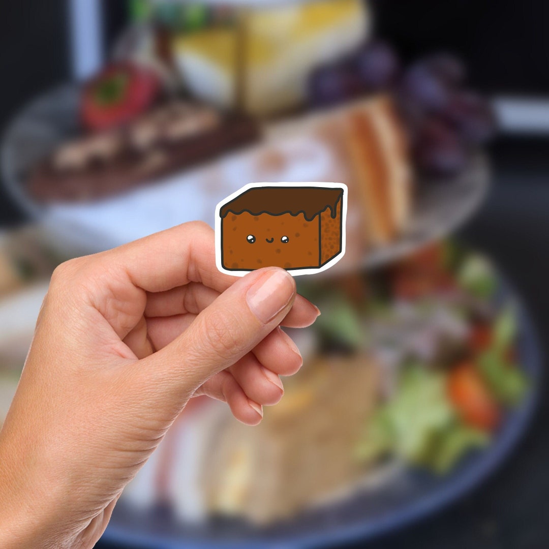 Cute Kawaii Brownie Sticker - Etsy