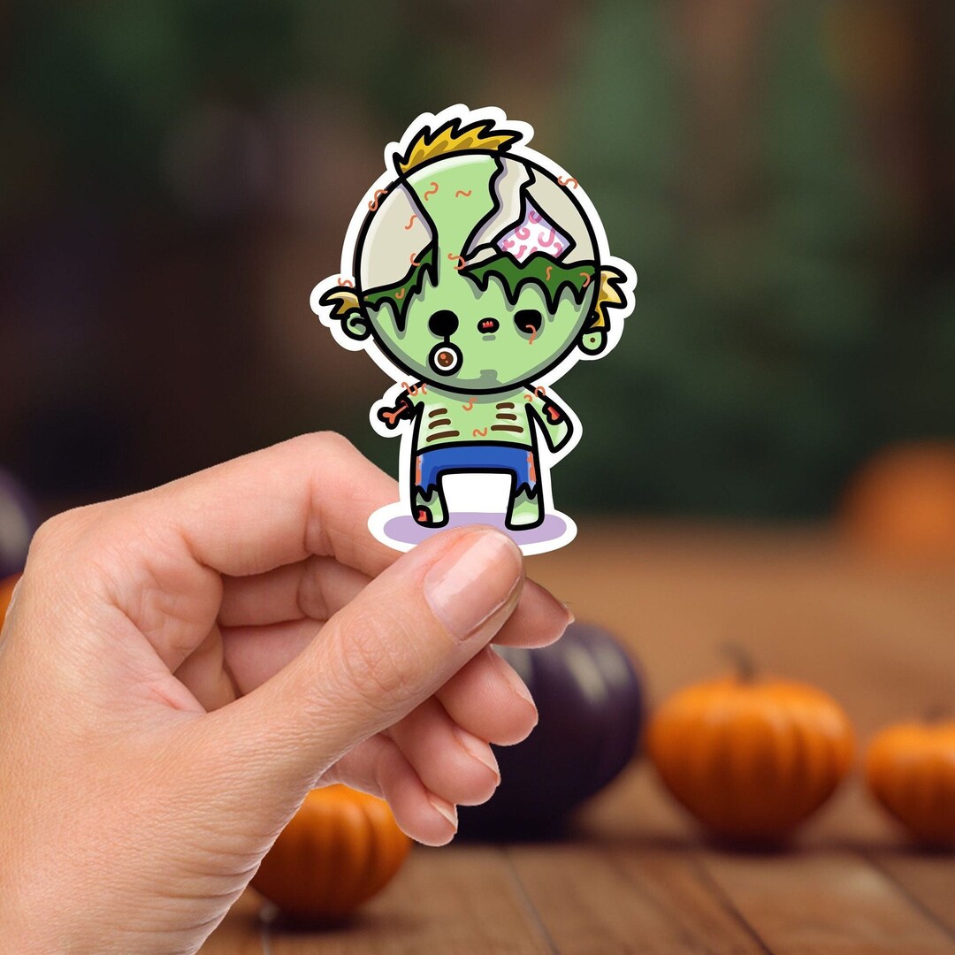 Cute Kawaii Horror Movie Monsters / Zombie Sticker - Etsy