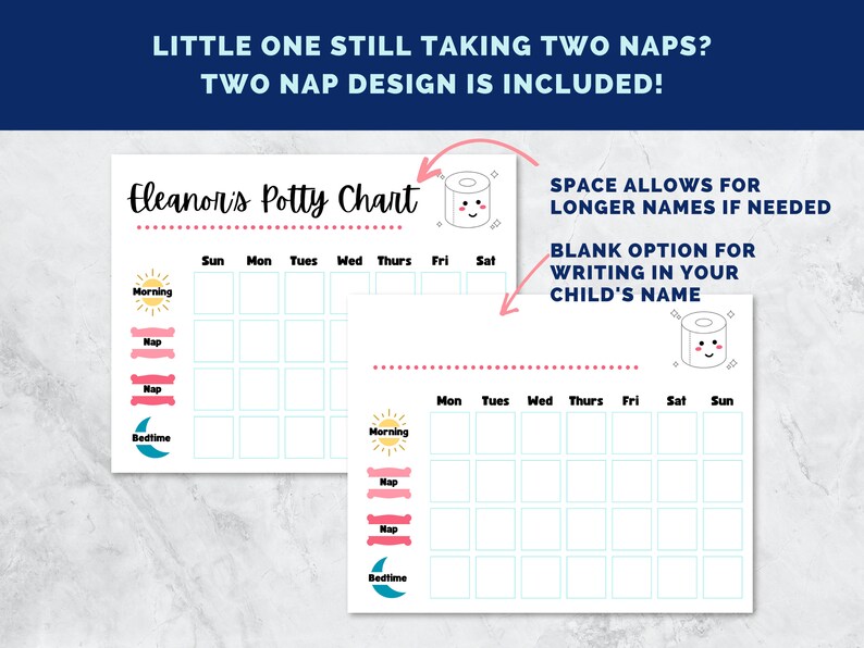 Editable Potty Chart Printable Template - Etsy
