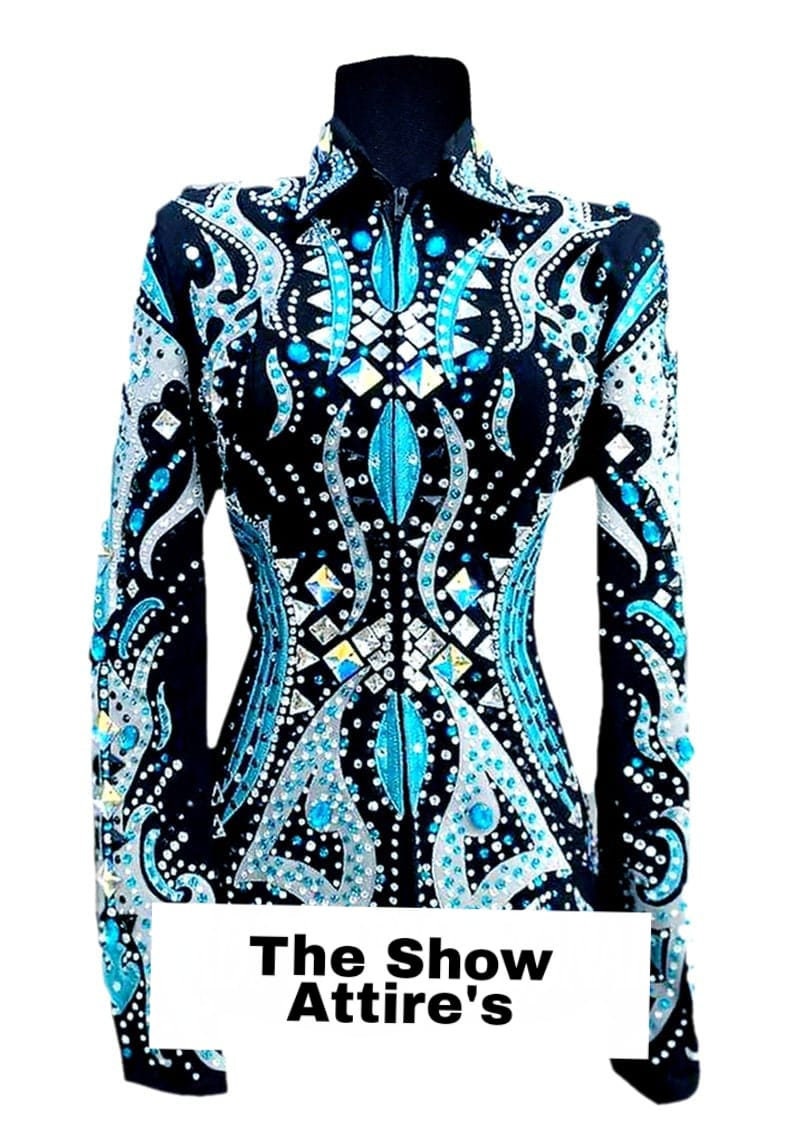 Turquoise Western Showmanship Jacket With Matching Pad for Women ...