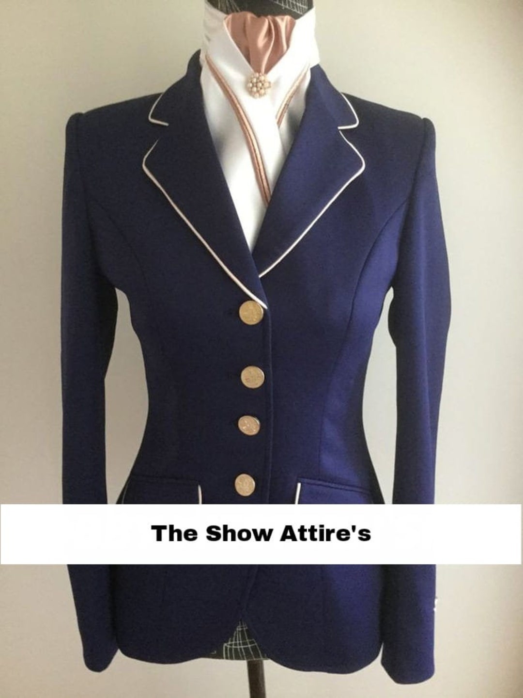 Custom Made Hunter Navy Blue Hunt Coat With Riding Jacket, Jumping Coat ...