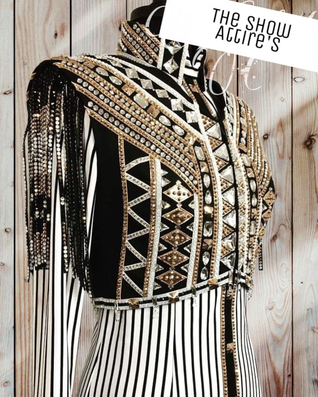 Western Show Vest - Etsy