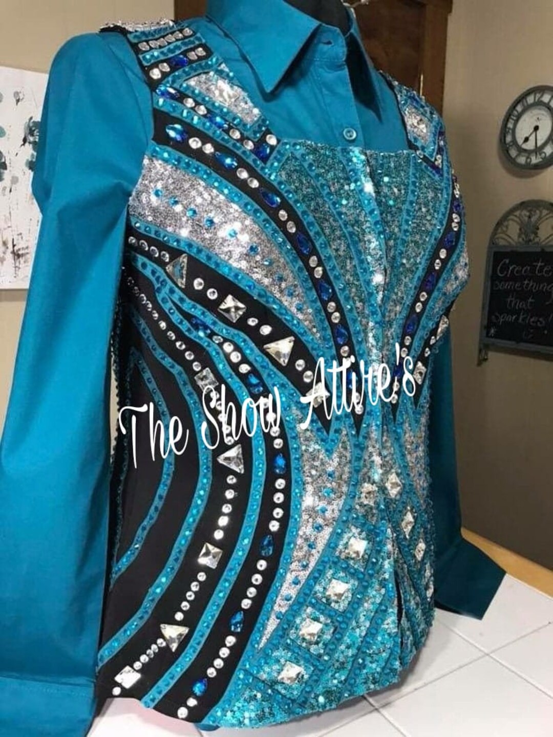 Western Show Vest With Matching Shirt - Etsy