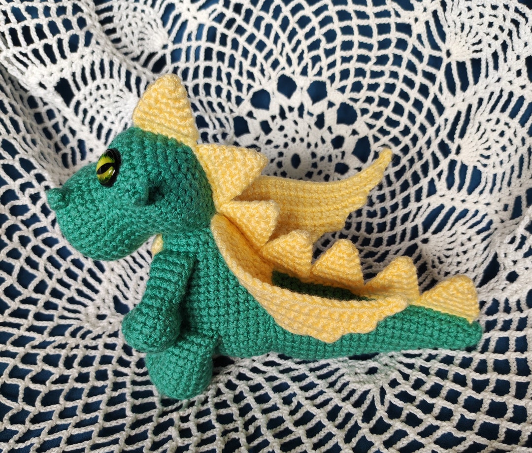 Cute & Lovely Crochet Dragon, the Symbol of Wisdom, Handmade by Irena ...