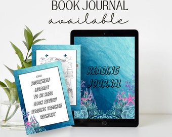 Green Printable Reading Journal Minimal Reading Planner - Etsy