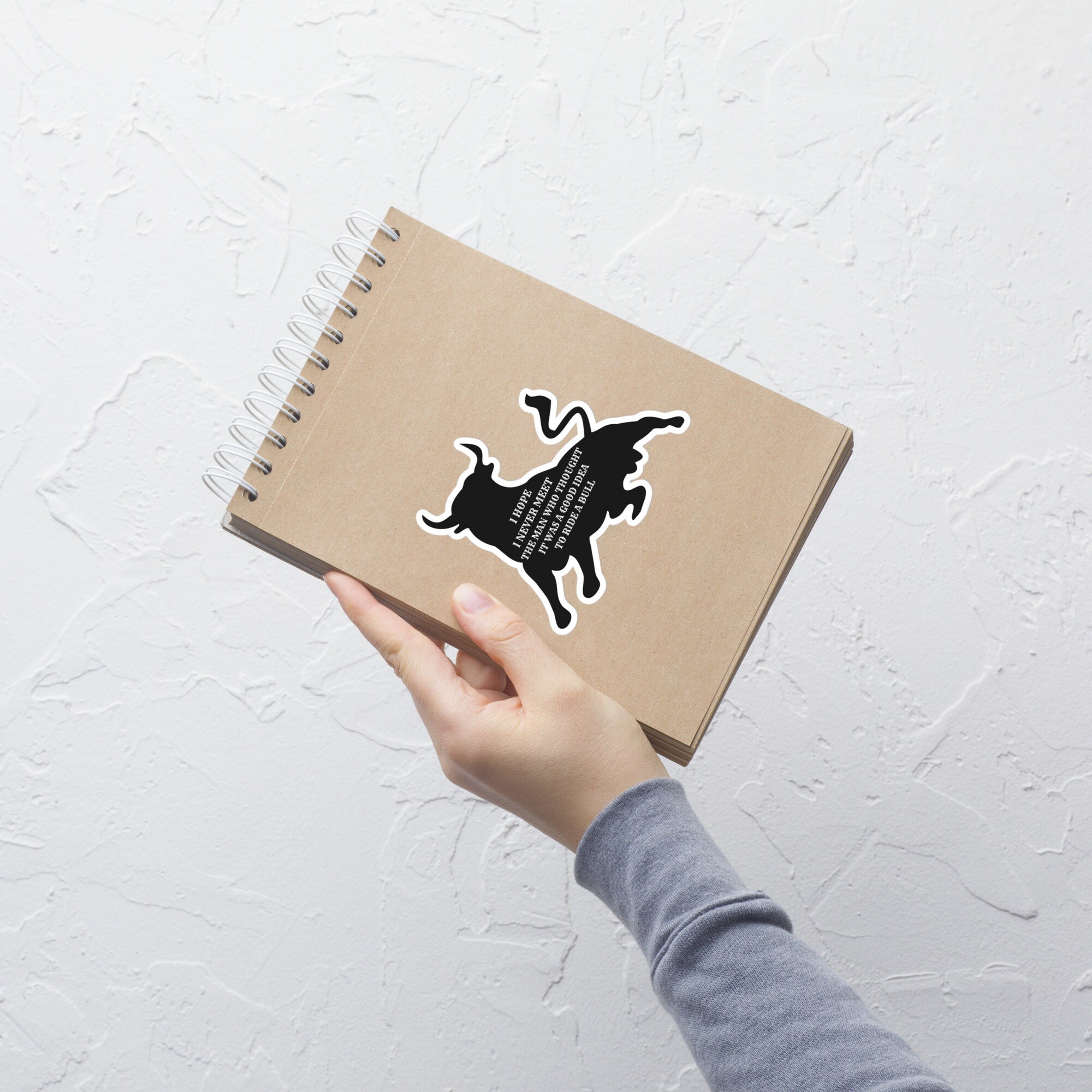 Bull Riding Sticker - 3 Sizes - Etsy