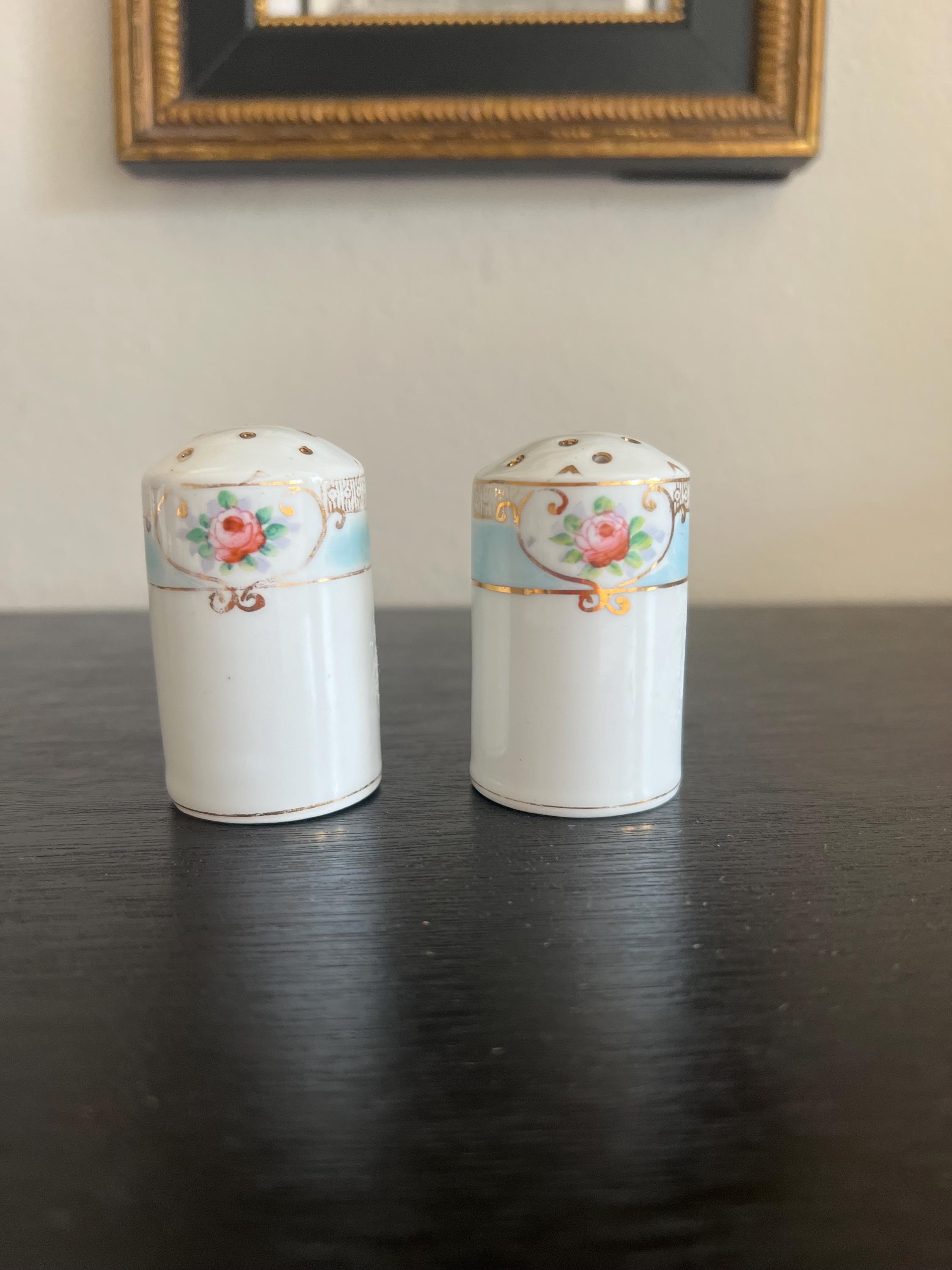 Hand Painted Salt and Pepper Shakers - Etsy