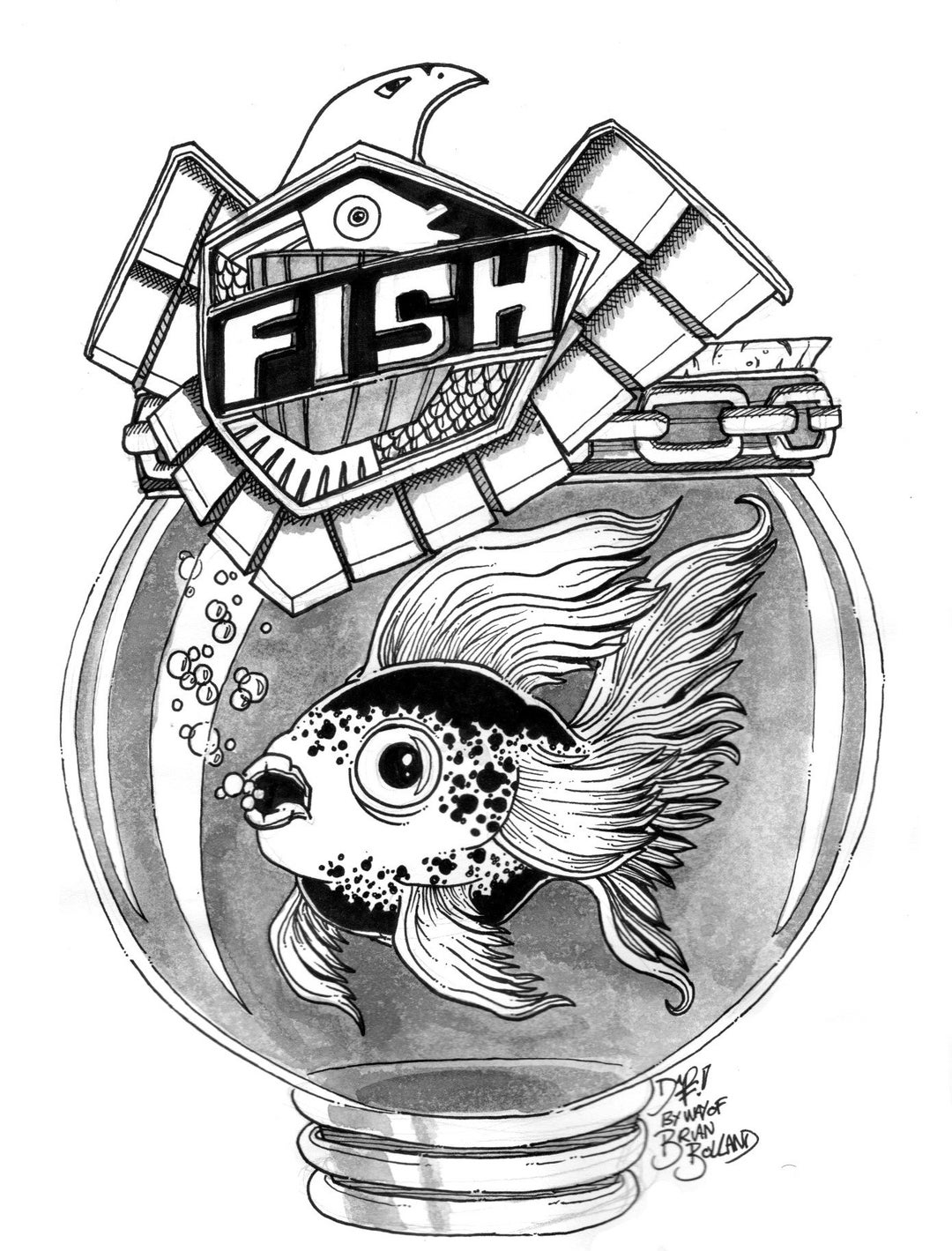 Judge Goldfish Fan Art - Etsy